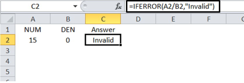 IFERROR & ISERROR : Converting errors into meaningful Outputs – Ajay Kumar